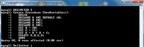 Les Variables Dans Les Procédures Stockées Mysql Waytolearnx