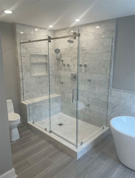 Modern Master Bathroom Remodel Modern Bathroom New York By