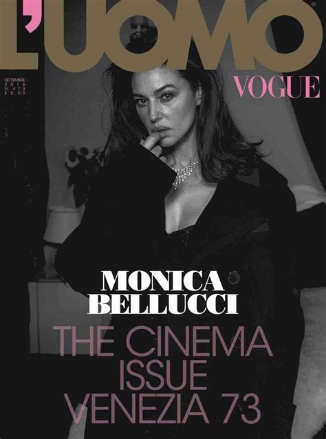 Luomo Vogue Magazine September 2016 Monica Bellucci Aaron Taylor John