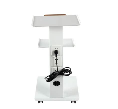 Beauty Trolley 3 Shelf With Plugs Skinsoft