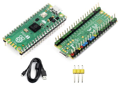 Pico 2 Kit With Ssf20 Color Pre Soldered Header Compatible With Raspberry Pi Pico 2