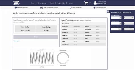 Spring Calculator JB Springs Spring Designers Suppliers Manufacturers