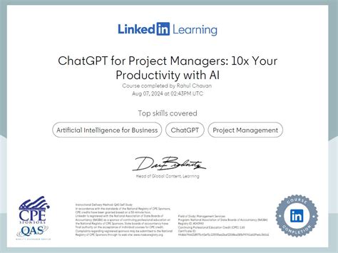 Rahul Chavan On Linkedin Productivity Chatgpt Project Keepyourselfupdated