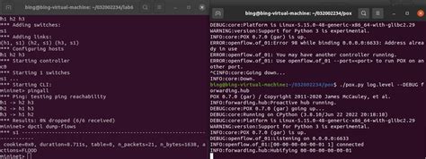 实验6：开源控制器实践——ryu 小八丸 博客园