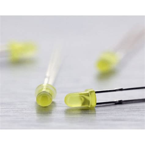 Buy 3mm Yellow Led Diffused Pack Of 10 Online At