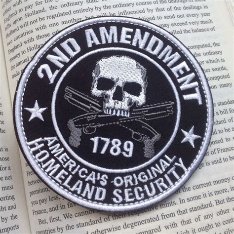 2nd Amendment Homeland Security Tactical Usa Army Hookandloop Patch Ebay