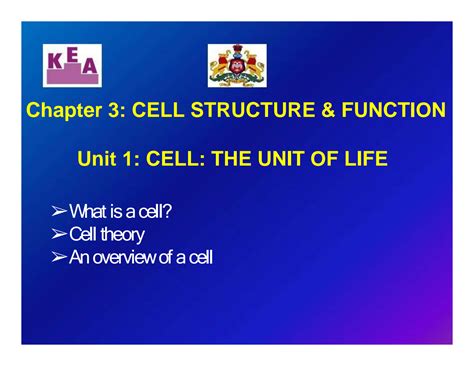 SOLUTION Cell Structure And Function Studypool