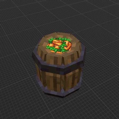 Carrot Barrel Block Display Models