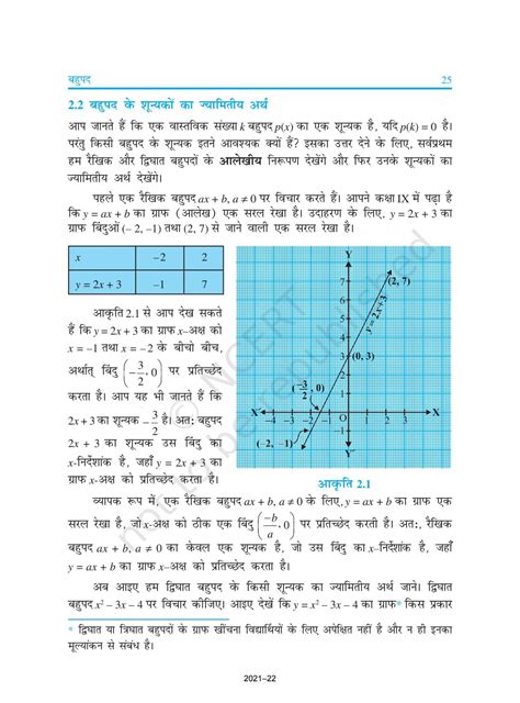 Class 10 Maths Ncert Book Pdf Download In Hindi Medium Chapter 2