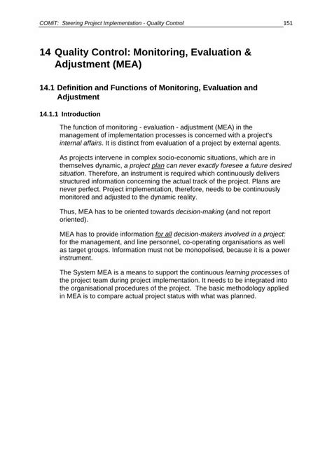 pdf 14 quality control monitoring evaluation and adjustment mea