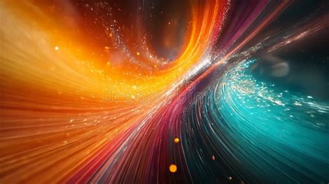 Vortex Of Cosmic Energy Swirling In Deep Space Futuristic Abstract