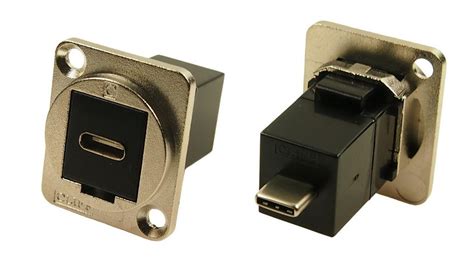 Cp30211m Cliff Feed Through Adapter Metal Frame Usb 2 0 C Socket