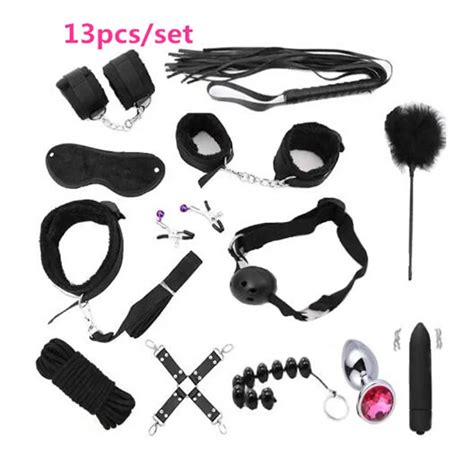 Adult Sexy Lingerie Toys For Woman Porno Sex Handcuffs Nipple Clamps Whip Mouth Gag Sex Mask