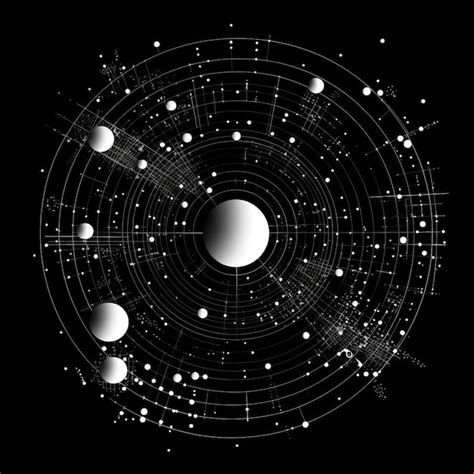 Premium Photo Abstract Background With Geometric Shapes Lines Circles Dots Hand Drawn Style