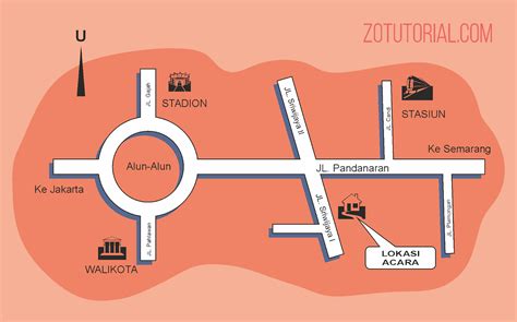Cara Mudah Membuat Denah Lokasi Peta Dengan CorelDraw Zotutorial