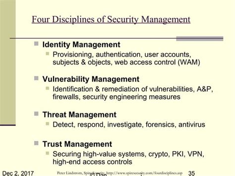 Security Capability Model Infosec Forum Viii Ppt