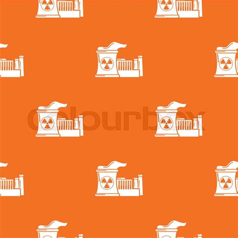 Atomic Reactor Pattern Vector Orange For Any Web Design Best Colourbox