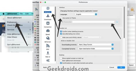 How To Set Up Qbittorrent Dark Theme GeekDroids