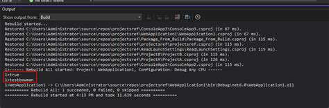 Visual Studio Read Launchsettingsjson Values From Msbuild Stack