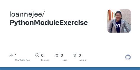 Github Loannejeepythonmoduleexercise