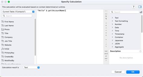 filemaker 2023 layout calculation