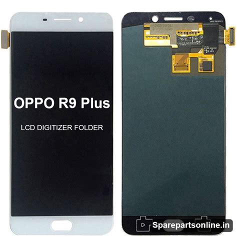 Oppo R9 Plus Gold Lcd Screen Display Combo Folder Digitizer Glass