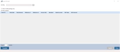 How To Import Receipts Via CSV In IRIS Fees Knowledge Base