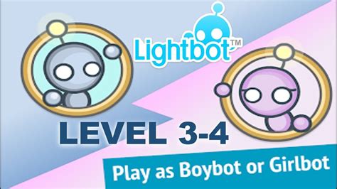 Lightbot Solution Level 3 4 Youtube