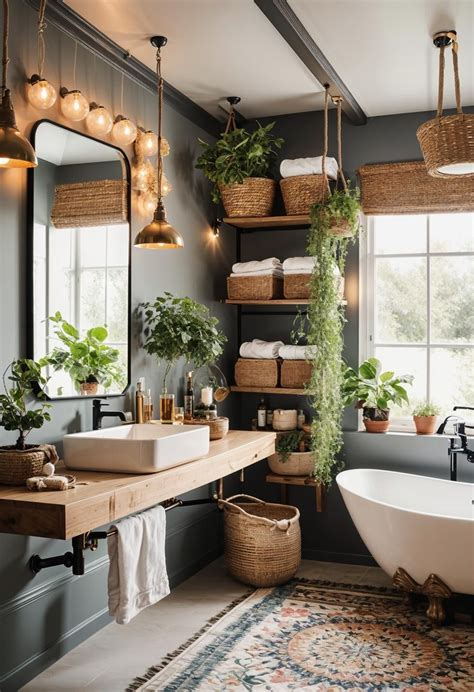 Small Bathroom Boho Decor Ideas