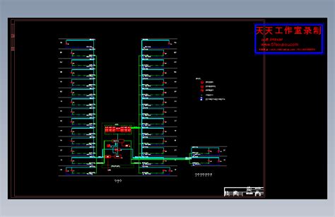 机关办公楼闭路电视监控系统图 Autocad 2007 模型图纸下载 懒石网