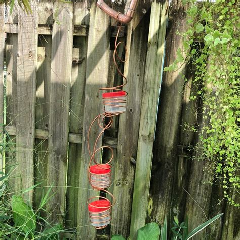 Hummingbird Feeder Copper Hanging Etsy