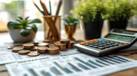 Premium Photo Financial Equipment In A Collaborative Style Background