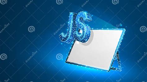 java script coding language sign on white tablet screen device