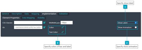 User Interface Model Progressbar Element Properties