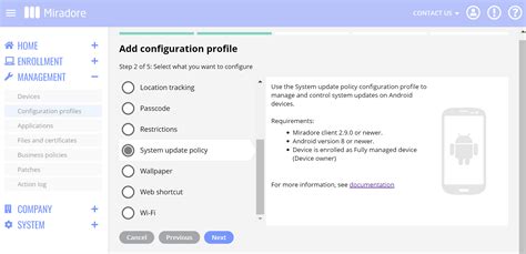 Android System Update Policy GoTo Resolve MDM