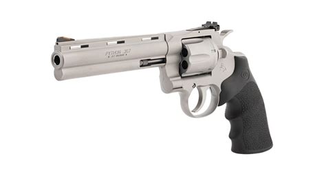 New Colt Python Models Touting Hogue Grips And Bead Blast Stainless