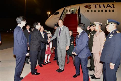 นายกฯ ถึงปักกิ่ง ทางการจีนต้อนรับอบอุ่น