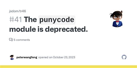 The `punycode` Module Is Deprecated · Issue 41 · Jsdomtr46 · Github
