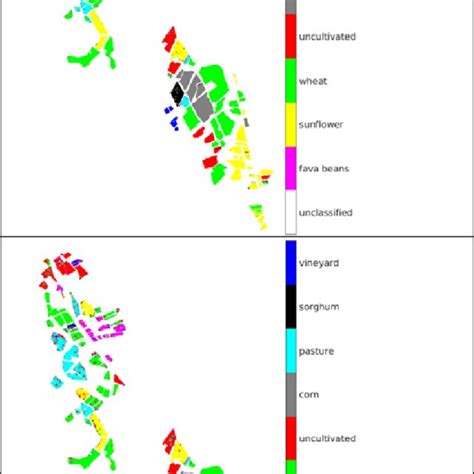 Two Examples Of Classification Maps Produced By The Trained