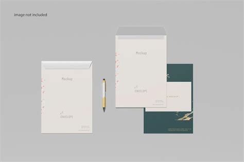Premium Psd Envelope C4 Mockup