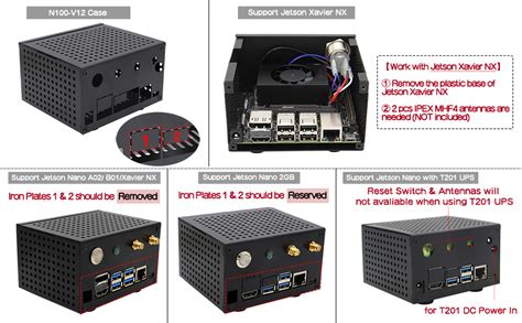 Mua N100 V12 Metal Caseenclosure With Power Control And Reset Button For Jetson Nano A02 B01