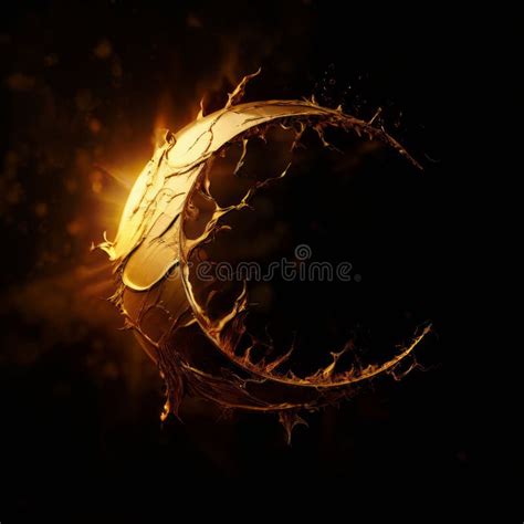 Eclipse Gold A Dark And Mysterious Shade Of Gold That Symbolies Stock Image Image Of Rare