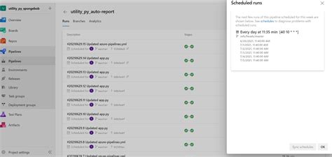 Scheduling Only A Script To Run Periodically On Azure Pipeline Stack Overflow