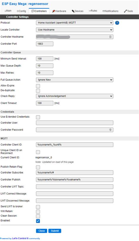 Optical Rain Gauge Sensor Connected To OpenHAB With Rain Fall Calculation For H H And