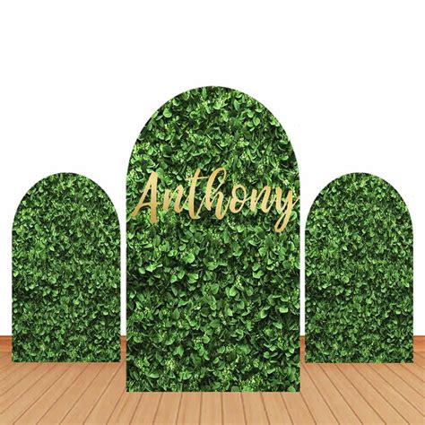 Custom Grass Wall Double Sided Arch Cover Photo Backdrop Etsy In 2022