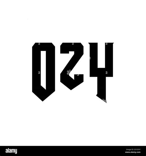 Ozy Letter Logo Design For Technology Company Ozy Logo Design Black And White Color Combination