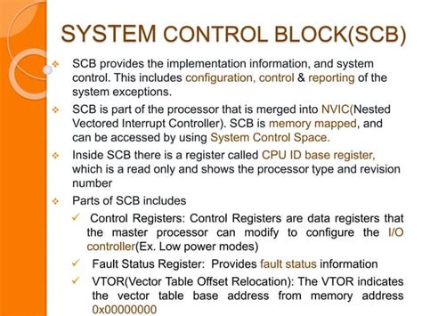 Presentation On Scbdebugreset Of Arm Cortex Processor Pptx