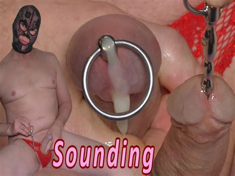 Cock Sounding Urethral With Cumshot Kinky Bdsm Steel Tools For Man