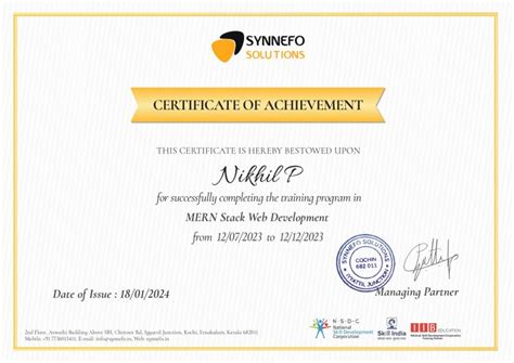 Nikhil P On Linkedin Mernstack Webdevelopment Certified Newbeginnings Codingjourney