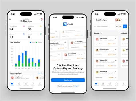 Nubize Dashboard Hiring Mobile App By Rama Zuldi For Odama On Dribbble